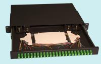 China Slidable Frame Fiber Optic Distribution Terminal Box Rack Mount 12~96 Port for sale