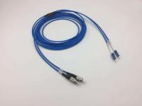 China Armoured Fiber Optic Patch Cord FC To LC Duplex Singlemode With Break - Out Leg 0.3m for sale