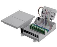 China Wall Mount FTTH 8 Port Mini Fiber Optic Terminal Box SC for sale