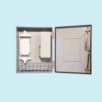 China Wall Mounted Outdoor Fiber Termination Box With PLC Splitter Insert Cassette for sale