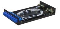 China 8 Port Fiber Optic Cable Termination Box Wall Mounting Load With SC FC ST Connectors for sale