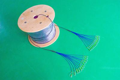China Indoor / Outdoor Armored Breakout Fiber Patch Cables Singlemode OS2 12 Core for sale