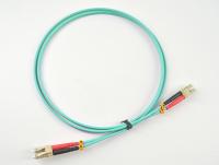 China LC LC Duplex Fiber Optical Patch Cord 62.5/125um 50/125um OM1 OM2 OM3 OM4 OM5 for sale