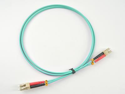 China LC LC Duplex Fiber Optical Patch Cord 62.5/125um 50/125um OM1 OM2 OM3 OM4 OM5 for sale