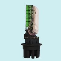 China Vertical DOME Iber Optic Enclosures Outdoor 4  In 4 Out Aerial / Pole / Wall Mount for sale
