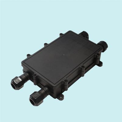 China Laid Overhead Fiber Optic Splice Closure 48 Core Horizontal Type With Silicon Rubber for sale