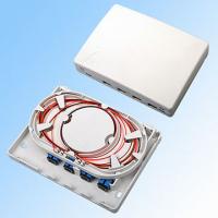 China FTTH Optical Fiber Distribution Box 4 Ports Lower Layer Splicing Easy Installation for sale
