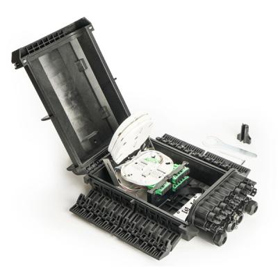 China Inline Horizontal Type Fiber Optic Splice Closure IP68 With 4x24 Fiber Splicing Tray for sale
