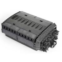 China Waterproof Fiber Optic Splice Closure 96 Fiber Flipped Over Design With 24 Cable Outlet for sale