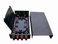 China Wall Mounted Fiber Optic Patch Panel，8/12 Port Metal Terminal Distribution Box for sale