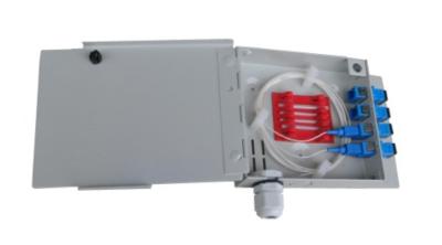 China Cold Rolled Steel Fiber Optic Cable Termination Box 4 8 16 Port For FC SC ST LC Adaptors for sale