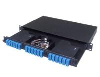 China 72 Port Fiber Optic Patch Panel 3x24 Core Cassette Module 1U 19 Rack Mounted for sale
