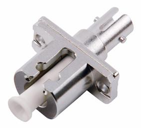 China ST to LC Hybrid Simplex Metal Fiber Adapter, ST fiber optic connector, singlemode/multimode, simplex for sale