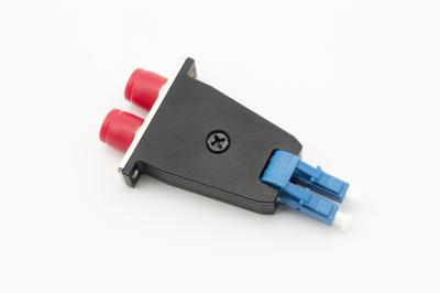 China FC to LC male to female duplex/simplex hybrid fiber adapter, singlemode, plastic/metal housing, low insertion loss for sale
