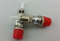 China High Precision Alignment FC ST Female/Male Hybrid fiber optic adaptors, singlemode fiber optic cable adapter for sale