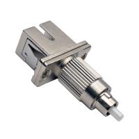 China Fiber Optic Couplers SC Female To FC Male Hybrid sc fc adapter, Singlemode, PC/APC type, metal body for sale