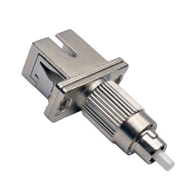 China Fiber Optic Couplers SC Female To FC Male Hybrid sc fc adapter, Singlemode, PC/APC type, metal body for sale