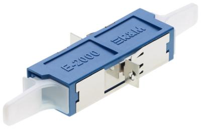 China E2000 to E2000 adapter, PC or APC, singlemode/multimode/om3/om4/om5 fiber optic connector adaptors for sale