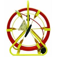 China Wheeled Duct Rodder Fiber Optic Cable Accessories With Pulling Rod Diameter 11- 16mm for sale