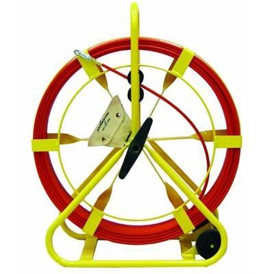 China Wheeled Duct Rodder Fiber Optic Cable Accessories With Pulling Rod Diameter 11- 16mm for sale