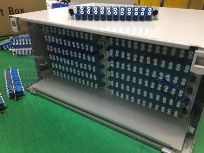 China Rack Mount Industrial Fiber Optic Patch Panel Modularity For Mix Connection for sale