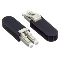 China Compact Footprint Fiber Optic Patch Leads LC Loopback Test Module 62.5/125um for sale