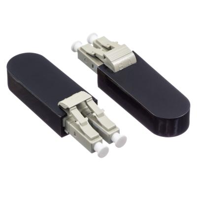 China Compact Footprint Fiber Optic Patch Leads LC Loopback Test Module 62.5/125um for sale
