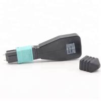 China PVC LSZH Jacket Optical Fiber Patch Cord Loopback MPO Connector Male Female Polarity A for sale