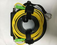 China Mini OTDR Launch Cable Box Fiber Patch Cord Ring Drum Test G652D 200M 300M for sale