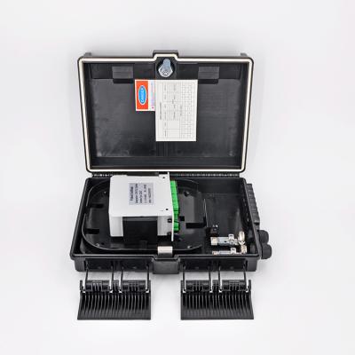 China Waterproof IP66 Outdoor Fiber Splitter Box 8 16 Port FTTH Wall / Pole Mounted for sale