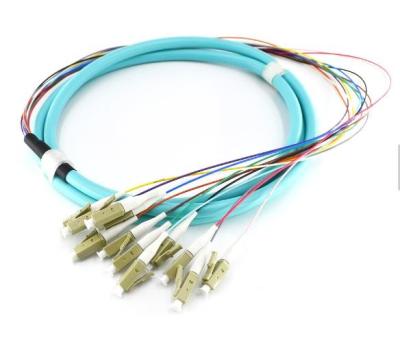 China Multimode Pigtail Fiber Optic Cable 50/125μm Customized LC/SC/FC/ST Connector for sale