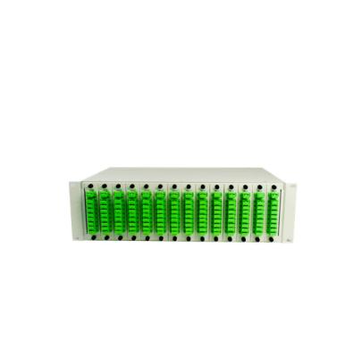 China Rack Mount Passive Fiber PLC Splitter 3U 19