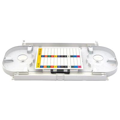 China 12/24 Core Fiber Optic Patch Panel Plastic ABS Optical Splicing Cassette Module for sale