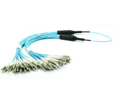 China Pre Terminated Fiber Optic Cable Assemblies LC/UPC To LC/UPC Multimode Om3 12/24 Fibers for sale