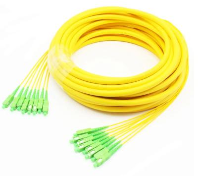 China 8/12/24/48 Core Fiber Optic Breakout Cable SC/APC Load With Strong Protective Pulling Tube for sale