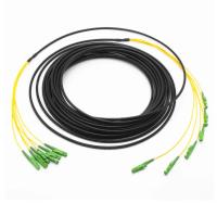 China Outdoor 6 Core 9/125 OS2 Fiber Optic Cable Single Mode E2000/APC Multifiber Cable Assembly for sale