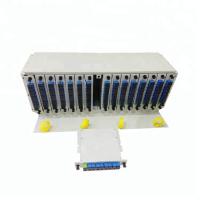 China 16 Slots Fiber Optical PLC Splitter LGX Chassis 19 Inch 3.5U For 1x8 LGX Modules for sale