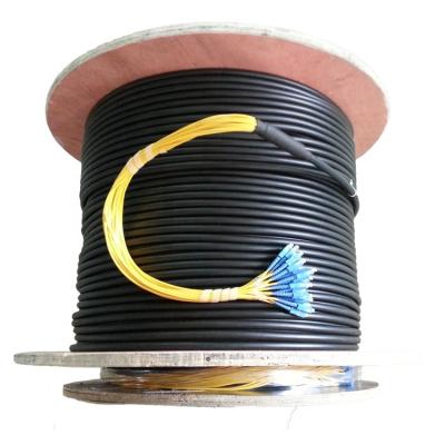 China Low Insertion Loss Pre Terminated Multi Fiber Cables 12/24 Core ADSS 2.0/3.0mm for sale