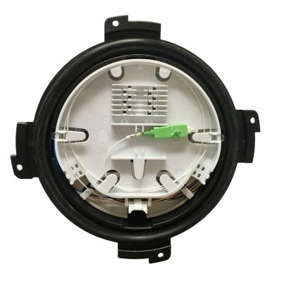 China Outdoor Fiber Optic Termination Box , FTTH 12 Core Fiber Optic Splice Closure IP68 for sale