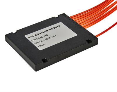 China High Stability Optical Plc Splitter 850nm MMC Multimode Optical Fiber Coupler Module for sale