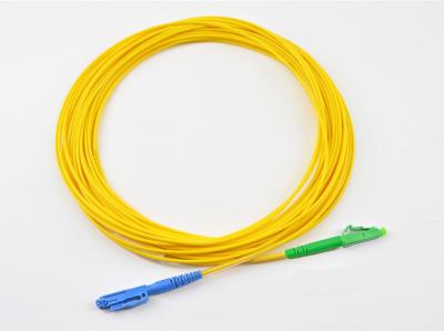 China LX5 To LC Simplex Fiber Optical Patch Cord Singlemode OS2 9/125um LSZH Jacket for sale