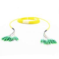 China Ribbon Pre Terminated Multi Fiber Cables Single Mode 12 Core LC/APC-LC/APC LSZH Jacketed for sale