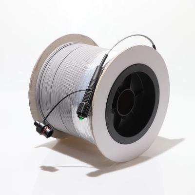 China IP67 FTTH Outdoor Drop Cable Pre Terminated LSZH With Mini SC/Apc Connectors for sale