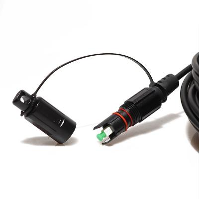 China SC/APC To SC/APC Fiber Cable Assembly FTTH Pre Connectorized Drop Cable Patch Cords for sale