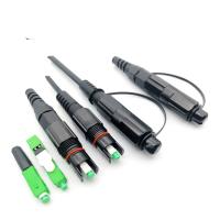 China Mini SC/APC Fiber Optic Cable Connectors LSZH Jacket IP67 SC Field Installable for sale