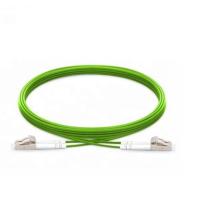 China PVC /LSZH Jacket Fiber Optical Patch Cord Multimode 50/125um OM5 LC To LC for sale