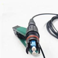 China Duplex LC To LC Fiber Optic Patch Cord Field Installable Corning Optitap H Connector for sale