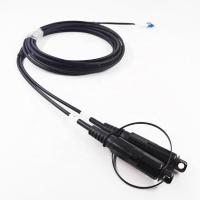 China Waterproof Fiber Optic Assembly Optitap Mini SC/APC To LC/UPC 2 Core Duplex Single Mode G657A2 for sale