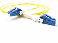 China High Density Uniboot LC Fiber Optical Patch Cord Single Mode Duplex G652D G657A for sale