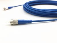 China Stainless Steel Armored Fiber Optic Patch Cable FC-FC Simplex 3.0mm Crush Resistant for sale